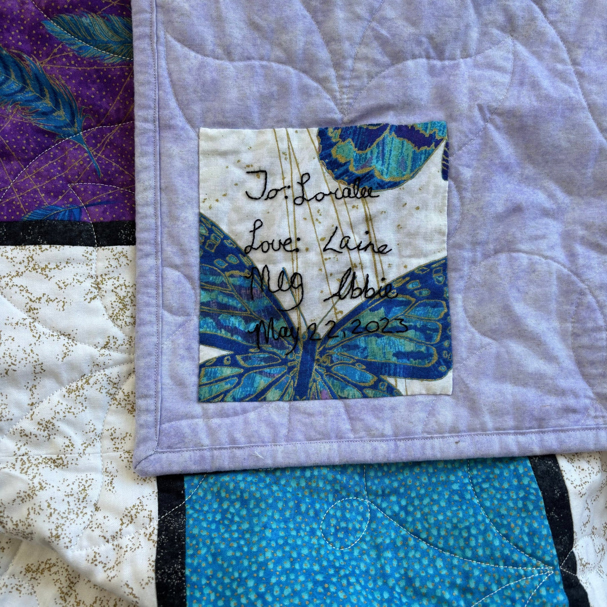 How To A Make Hand Embroidered Quilt Label – Lindley General Store